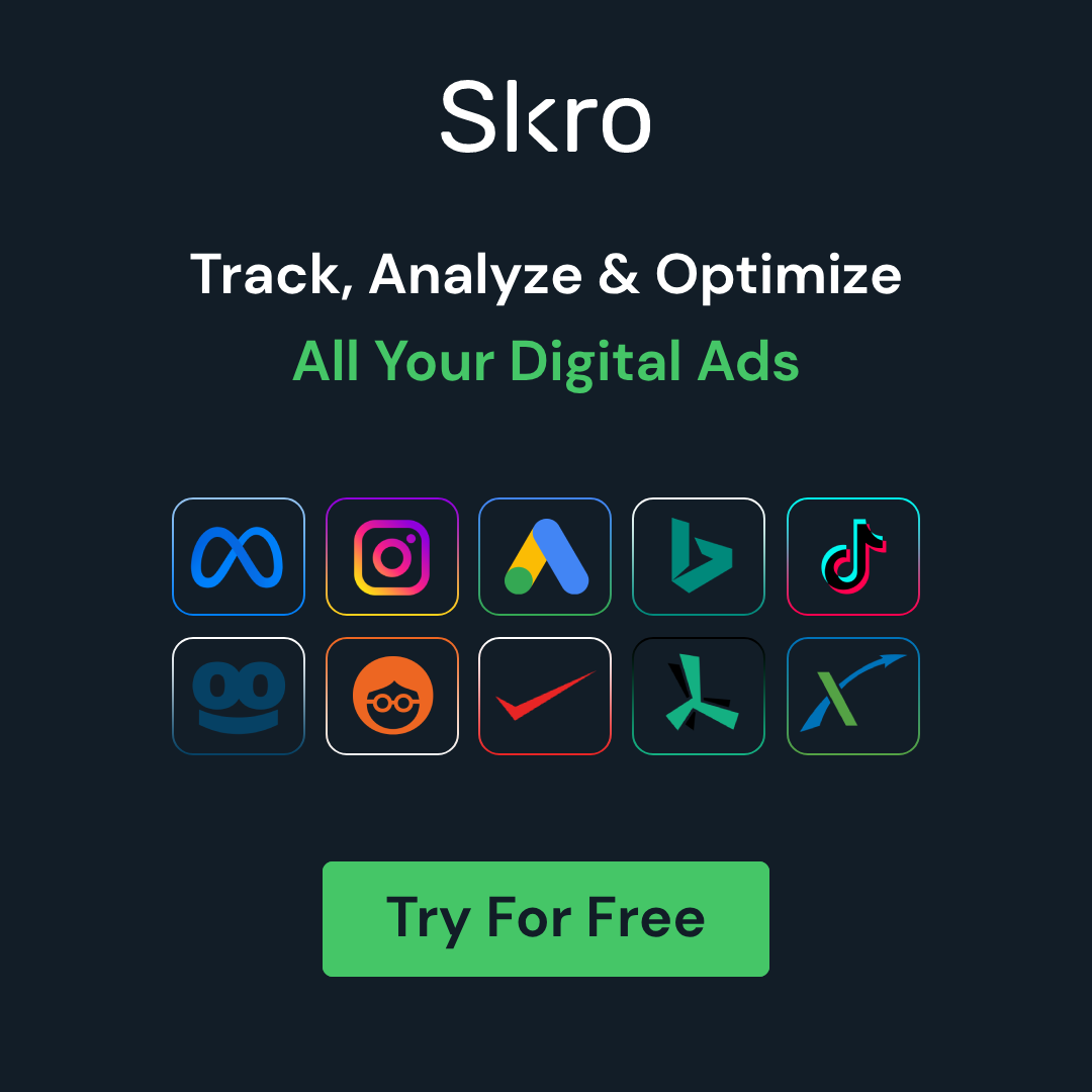Skro | Hyper-Accurate Ad Tracker for Media Buyers and Affiliate Marketers